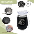 18 Pack Stainless Steel Wine Tumblers with Lids, 12oz Insulated Double ...