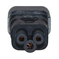 JSER IEC 320 Adapter 3 Poles Socket C14 to Cloverleaf Plug Micky C5 ...