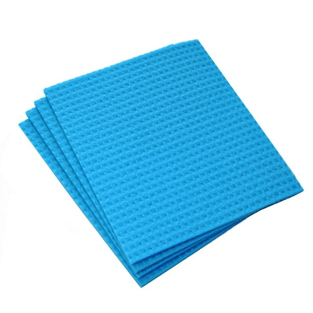 4 Pack 8" x 7" All Purpose Cellulose Sponge Cloths - Walmart.ca