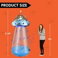 9FT Christmas Inflatable Outdoor Decorations Alien UFO Blow Up Yard ...