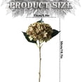 Xtyrm 11Pcs Gradient Silk Artificial Hydrangea Stems,Simulation Floral ...