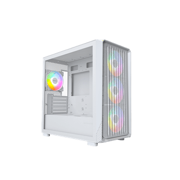 DIYPC White Gaming Computer Case, Micro ATX, USB3.0, Dual Tempered ...
