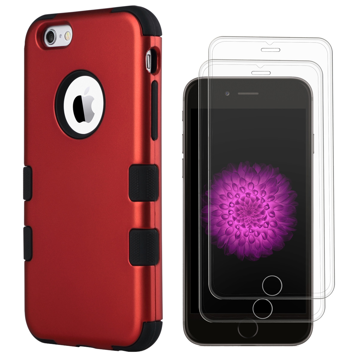 iPhone 6S Case, iPhone 6 Case, ULAK Shock-Absorbing Case with Hybrid ...