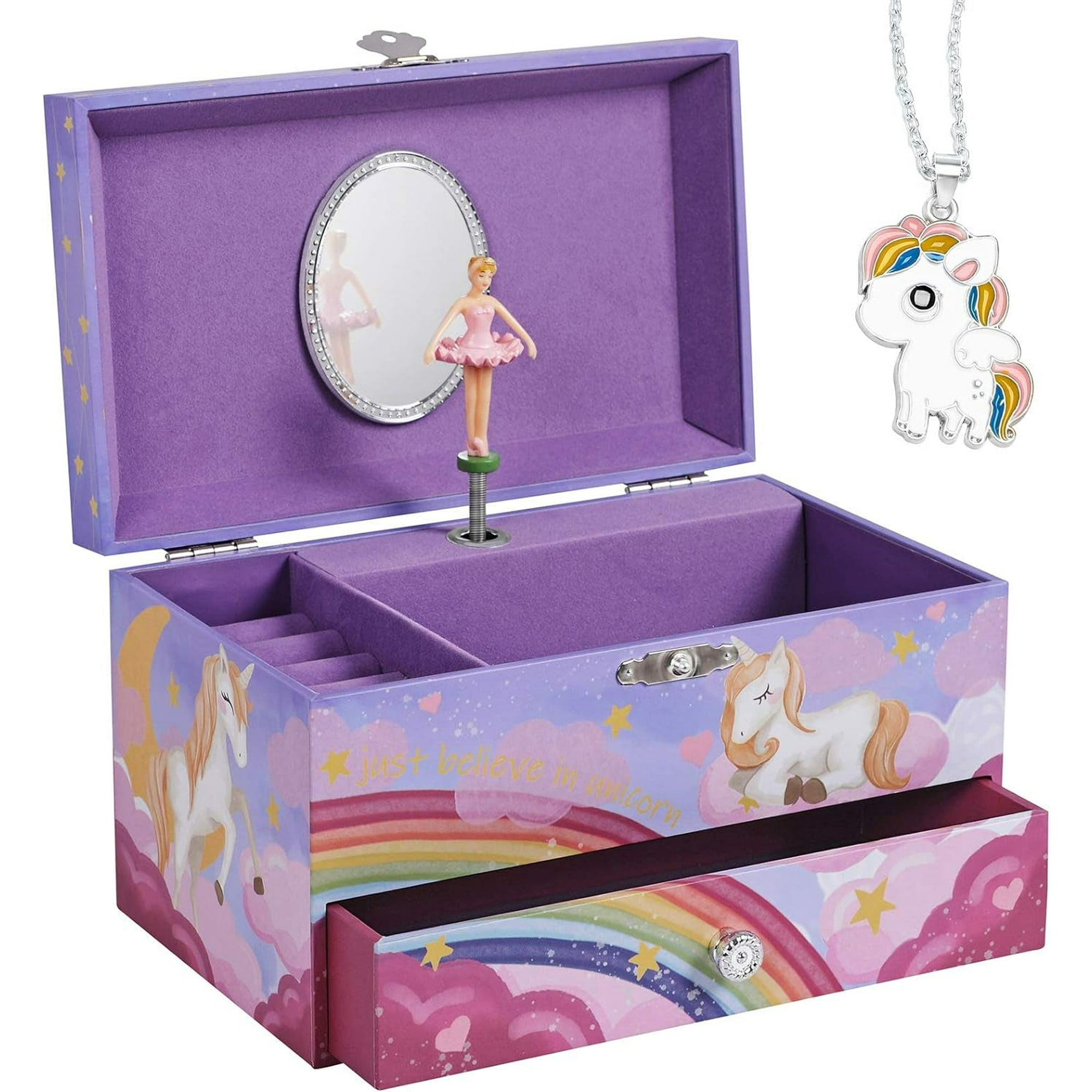 Click here for Proxxi Music Jewelry Box  Ballerina Music Box  Rai... prices