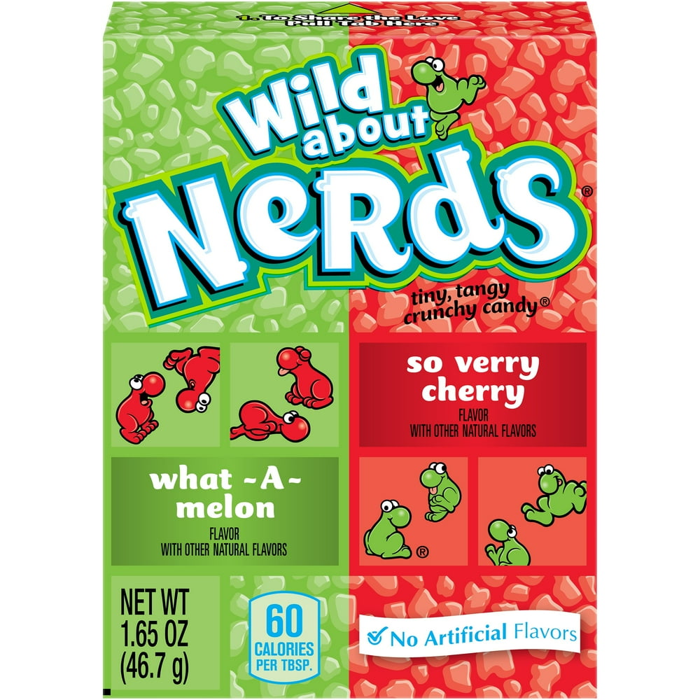 NERDS Watermelon and Cherry Candy 1.65 oz. Box - Walmart.com - Walmart.com