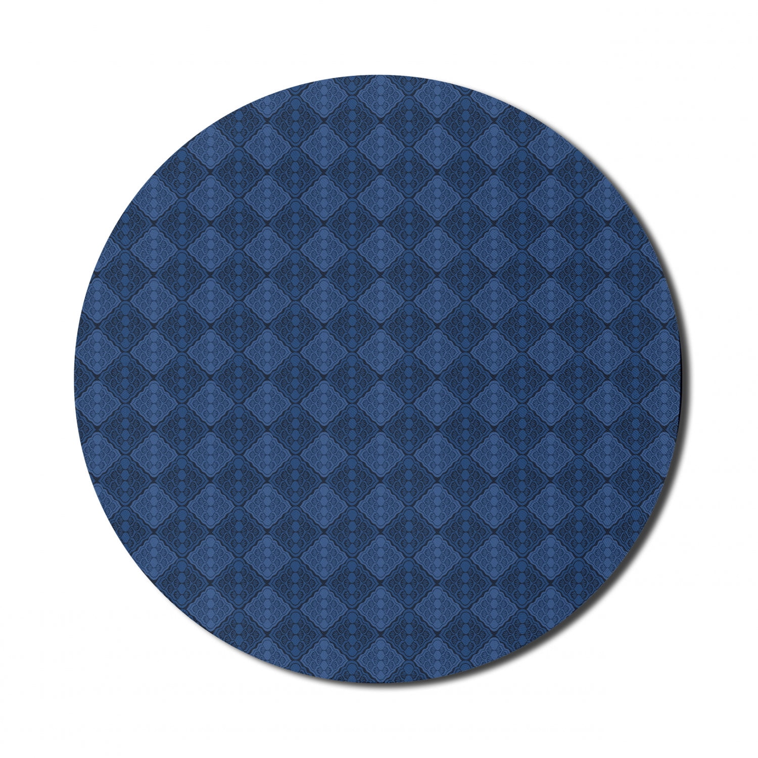 Navy Blue Mouse Pad for Computers, Nautical Colored Continuous ...