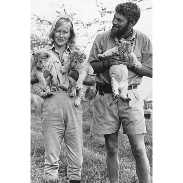 Born Free Bill Travers Virginia Mckenna 24X36 Poster - Walmart.com ...