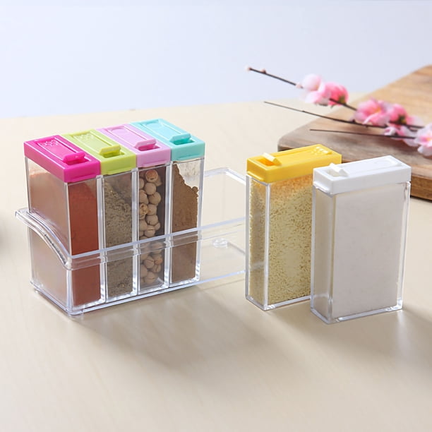 Frascos para condimentos, botes para especias de cocina, recipientes ...