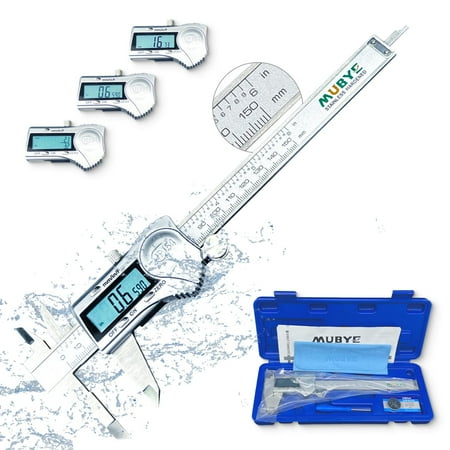 Digital Caliper Micrometer Measuring Tool - 6 Inch 150Mm Stainless ...