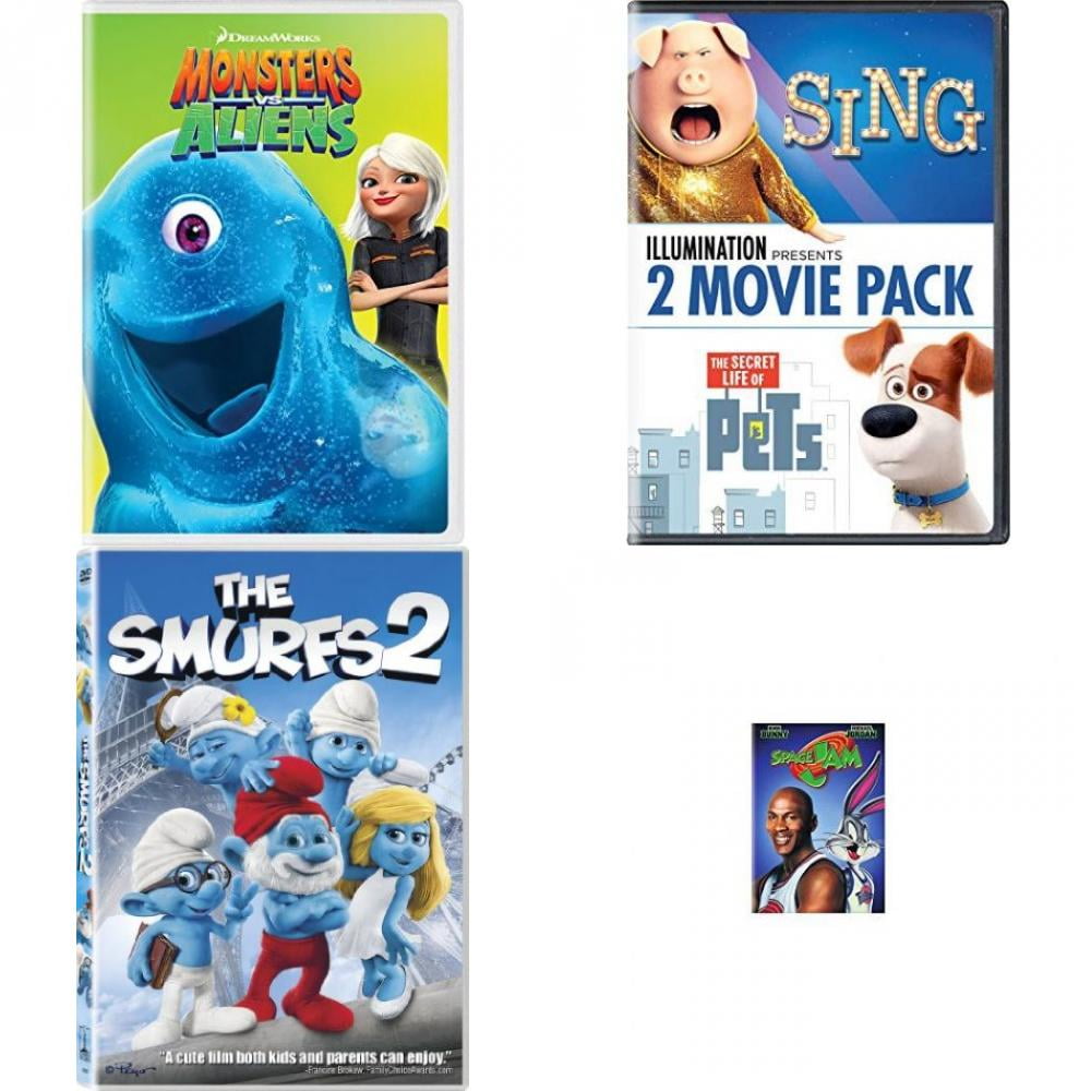 Children's 4 Pack DVD Bundle: Monsters vs. Aliens, Universal Pictures ...