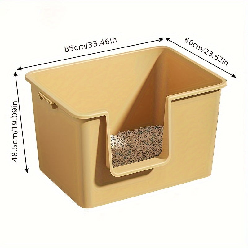 Click here for Grm Spacious And Elevated Open-Style Cat Litter Bo... prices