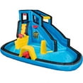 Banzai Battle Blast Inflatable Water Slide - Big Kiddie Backyard Fun ...