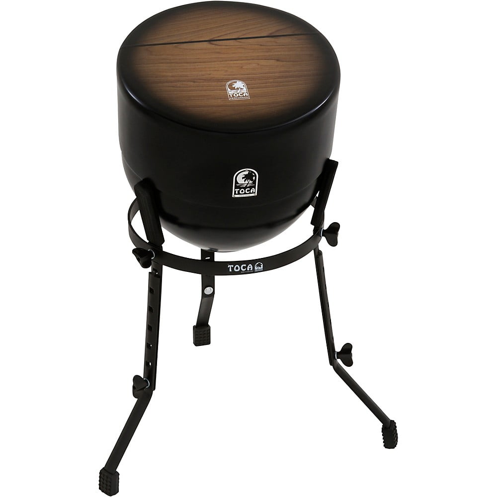 Toca Snare Conga Cajon with Stand 14 in. Black/Natural - Walmart.com