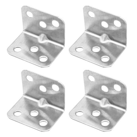 Huadaliy 4pcs Stainless Steel Corner Code Right Angle Support Connector ...