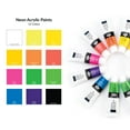Royal & Langnickel Essentials 12pc Artist Acrylic Paint - Neon ...