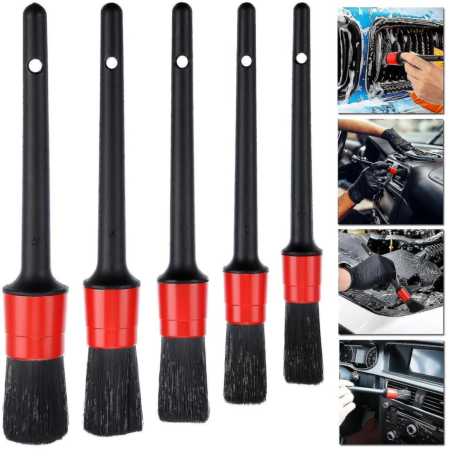 Click here for Dutchman 5pcs Detailing Brush Set  Ergonomic Handl... prices