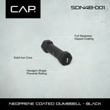CAP Barbell, 1lb Black Neoprene Dumbbell, Pair - Walmart.com
