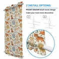 Cute Animals Zoo Door Curtains for Door Window, French Sidelight Front ...