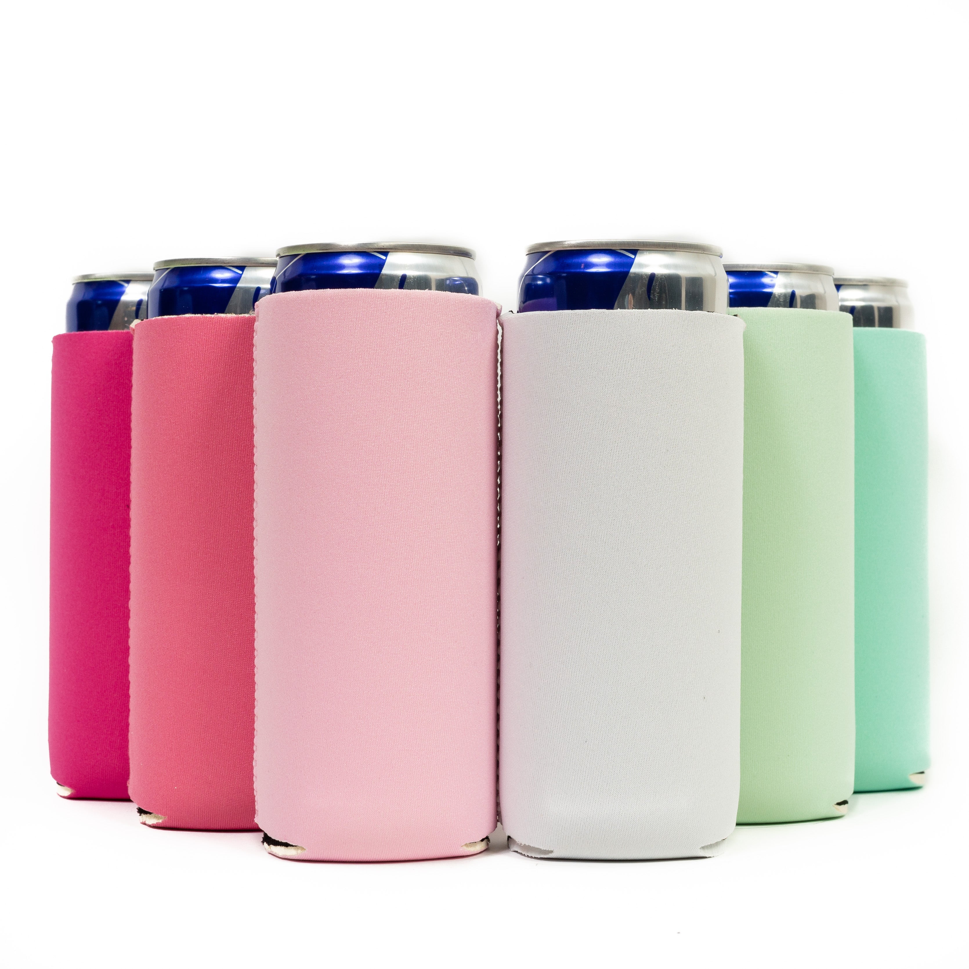 QualityPerfection Slim Can Cooler Sleeves, Skinny 12 oz Tall Neoprene ...