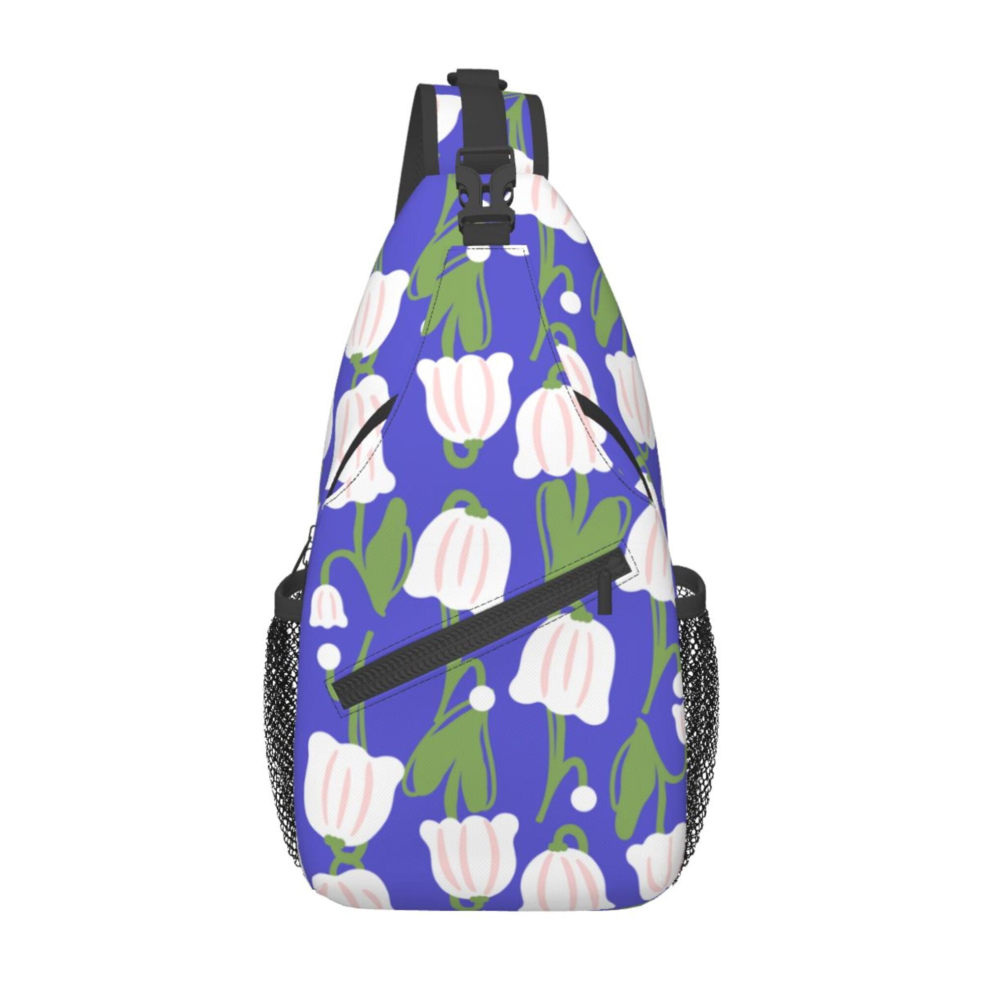 ZICANCN Crossbody Sling Bag for Men Women - Flower Coloring Pattern ...