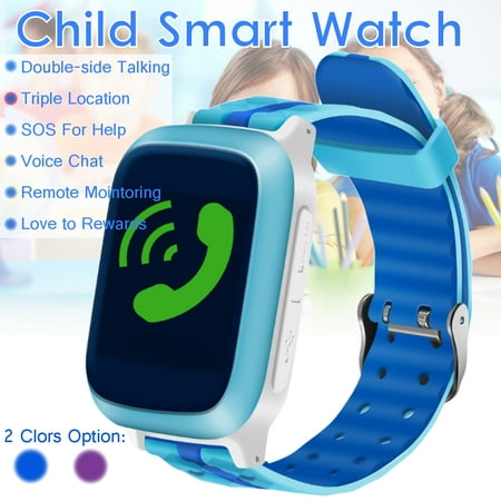 Waterproof GPS Tracker Smart Kids Child Watch Anti-lost SOS Call For ...