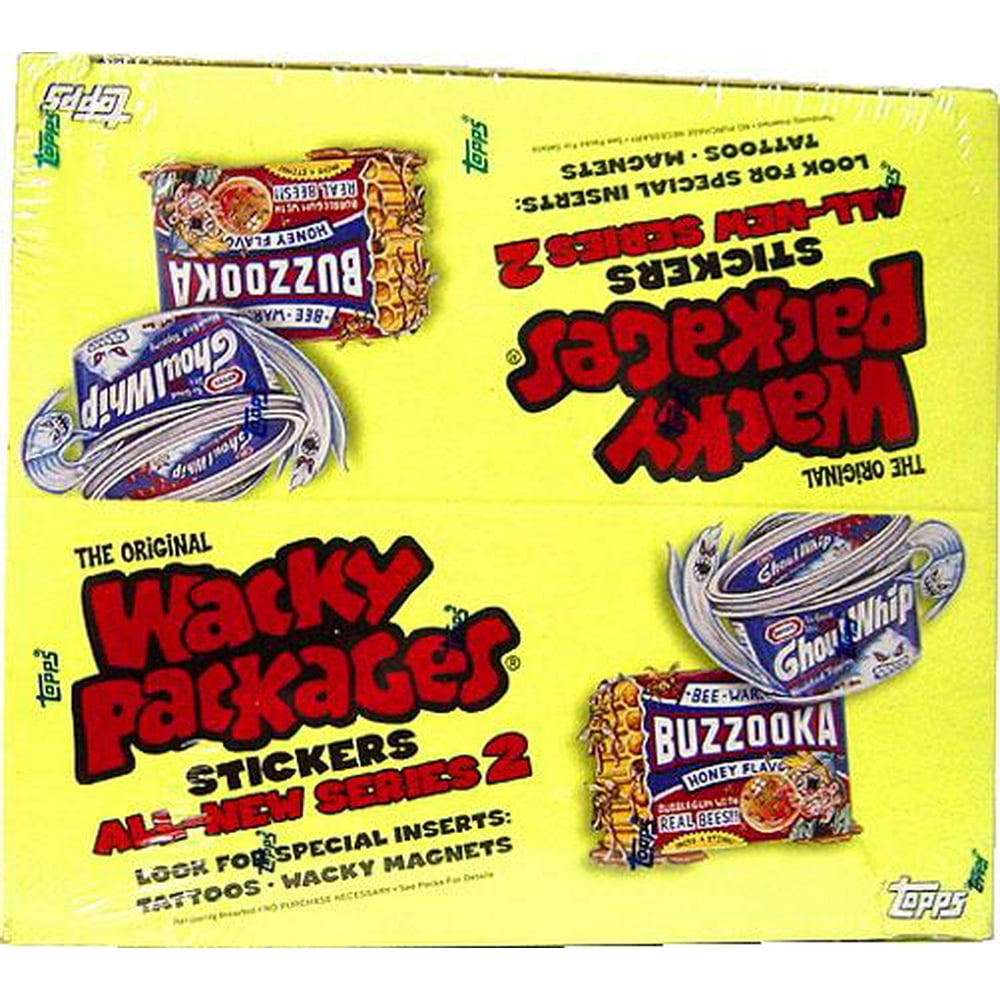 Wacky Packages All-New Series 2 Trading Card Box - Walmart.com ...