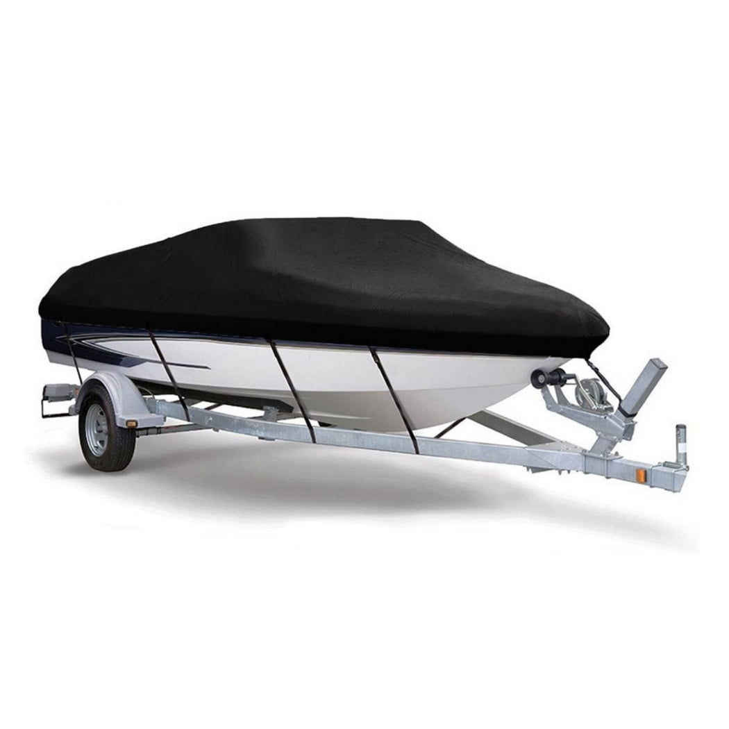 Boat Cover, Heavy Duty Waterproof Trailerable Boat Cover for V-Hull ...