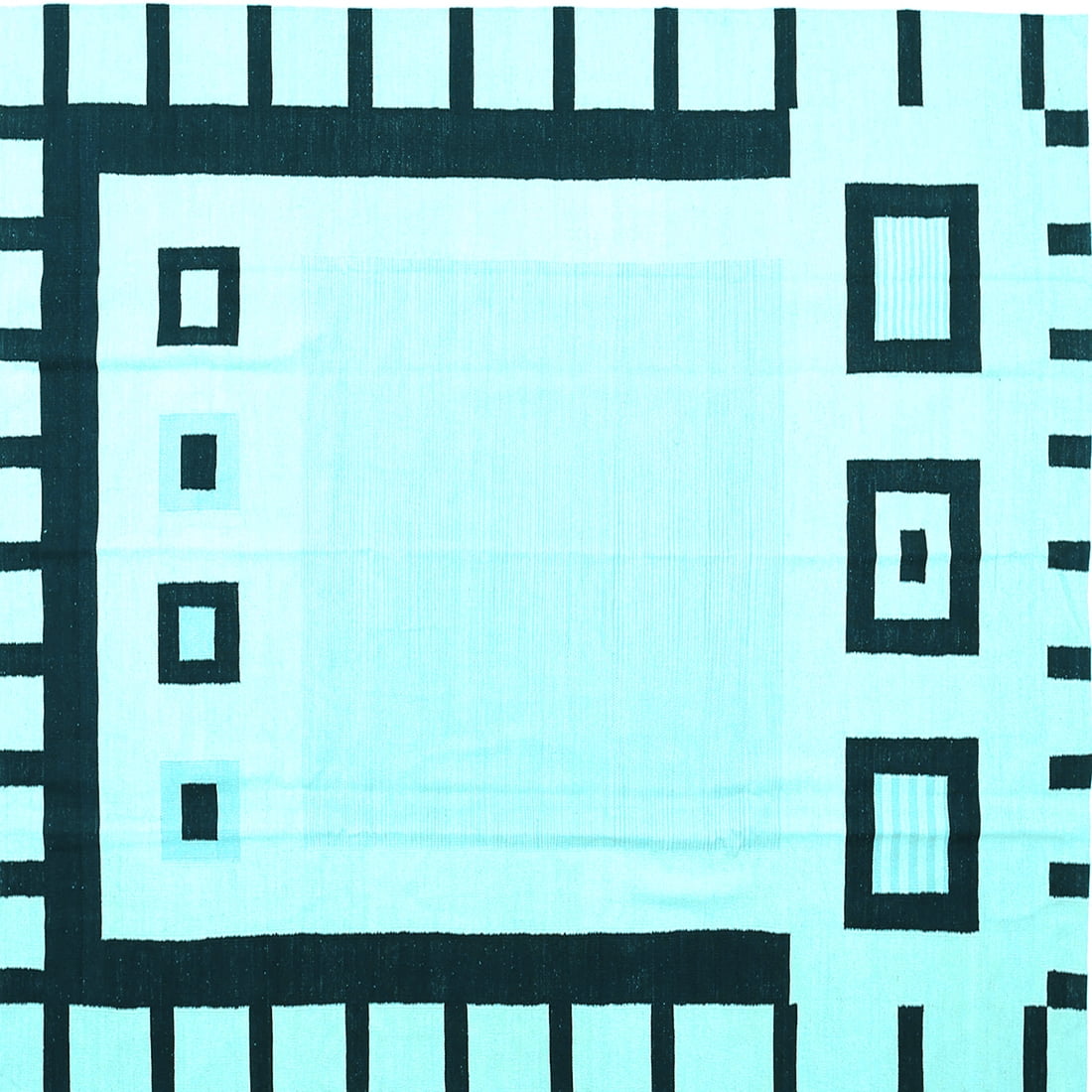 Ahgly Company Indoor Square Abstract Light Blue Contemporary Area Rugs ...