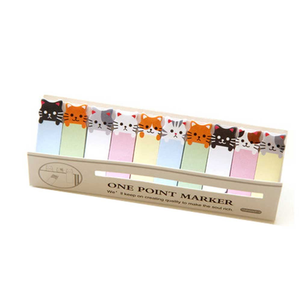 TureClos Convenience Sticker Animal Bookmark Tab Note Memo Marker ...