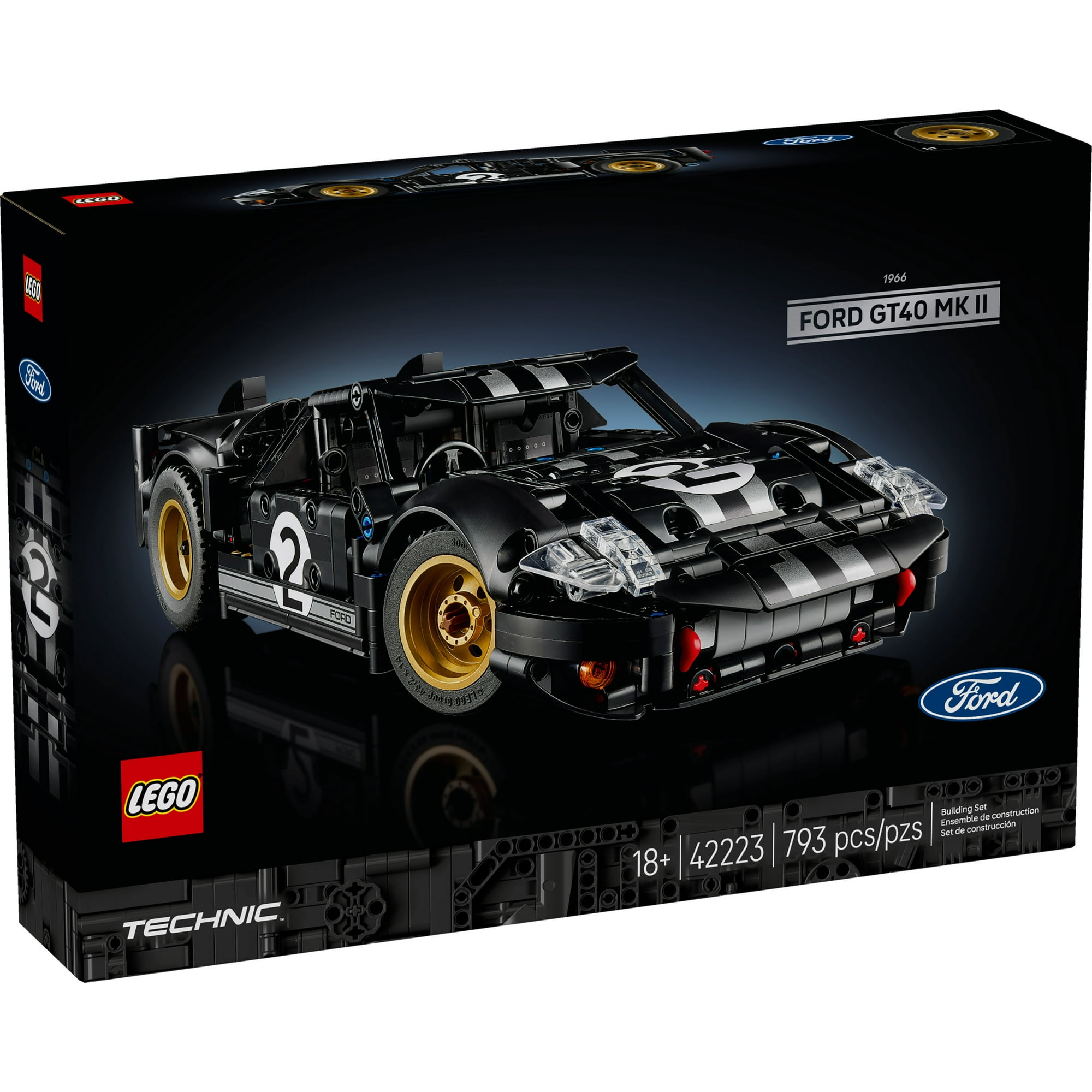 Click here for Lego Technic 1966 Ford Gt40 Mkii Race Car Building... prices