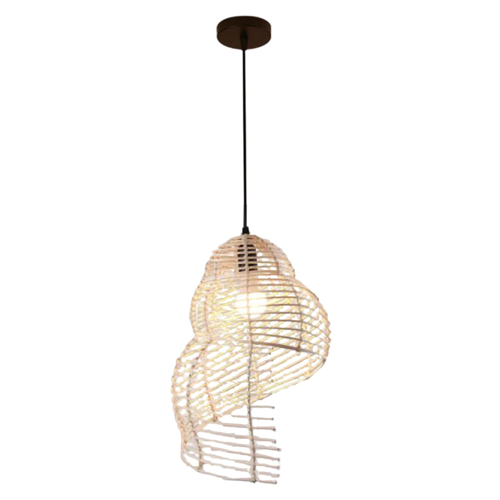 Click here for Bunblic Natural Rattan Pendant Light Fixture Kitch... prices