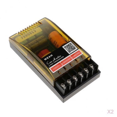 Hifonics HFXR 2/4 Ch 2/3 Way Active Crossover w/Bass Remote 8.5 Volt ...