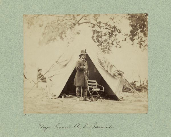 Print: Major General A. E. Burnside, circa 1861 - Walmart.com