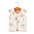 EnJoCho Toddler Baby Girls Boys Reversible Vest Button Up Jacket ...