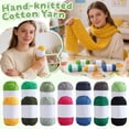 100% Cotton Chunky Yarn for Knitting & Crocheting, Thick Soft Chenille ...