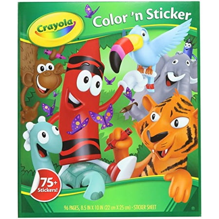 Crayola Color 'n Sticker 75+ Jungle Animals Stickers | Walmart Canada