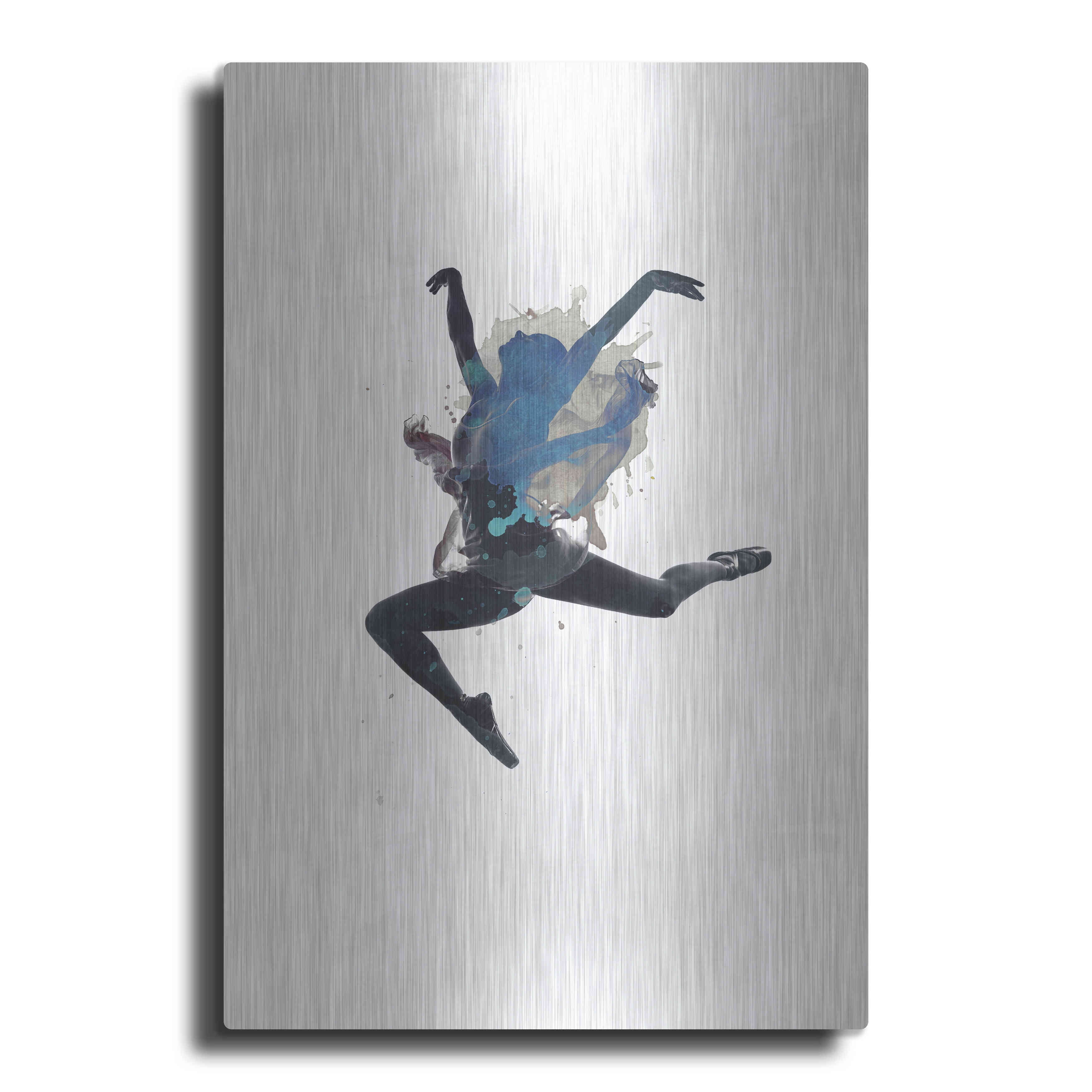 Luxe Metal Art 'Ballerina Floating' by Design Fabrikken, Metal Wall Art ...