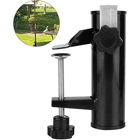 2 Pieces QIWEIS Parasol Holder Balcony Railing Parasol Holder Balcony ...