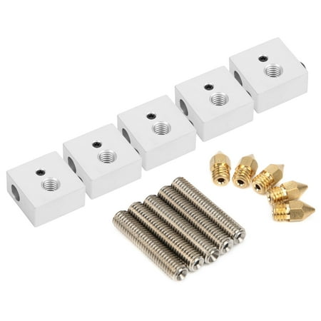 Sonew Aluminum Heating Block For Makerbot MK8 Hot End 3D Printer Nozzle ...