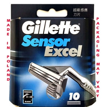 Gillette Sensor Men's Razor Blade Refills, 10 Count - Walmart.com