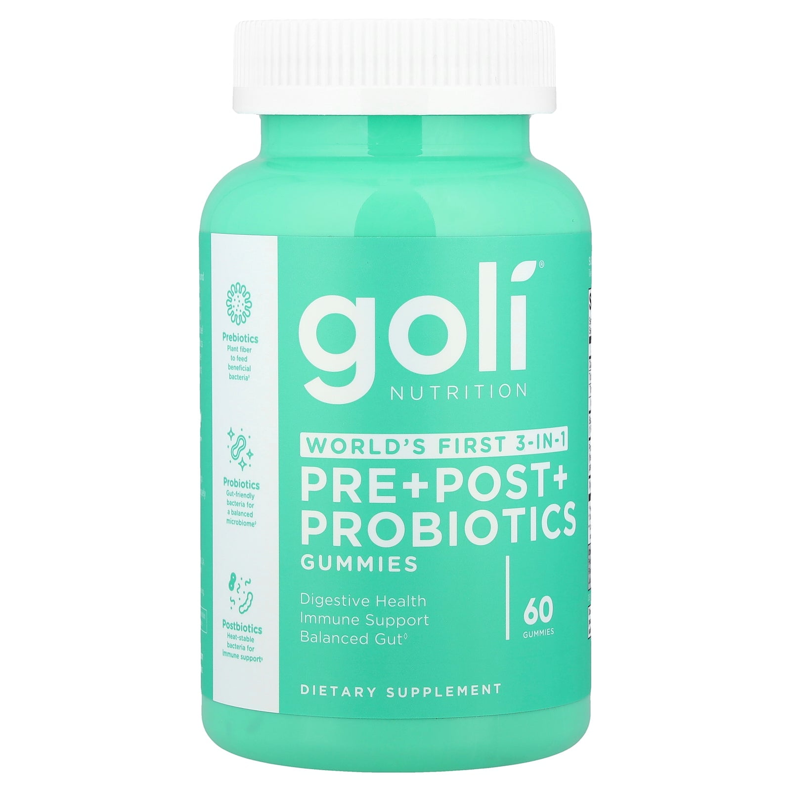 Suplemento Goli Nutrition Pre+Post+Probiotics Gomies 60 unidades ...