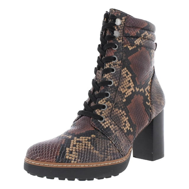 Naturalizer Womens Callie Combat Leather Ankle Boots - Walmart.com