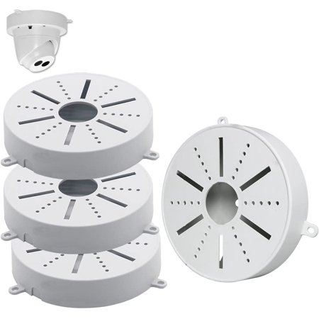 Universal Dome Security Camera Adapter Junction Box Mount Bracket, ABS ...