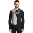 Color Block Winter Scarf for Men Long Wraps Shawl Urbanstyle Scarf for ...