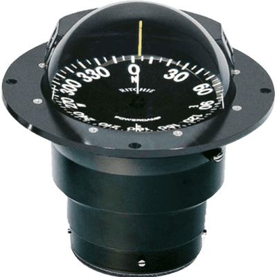 RITCHIE COMPASSES FB-500-5N12 Compass, Flush Mount, 5" Dial, Black ...