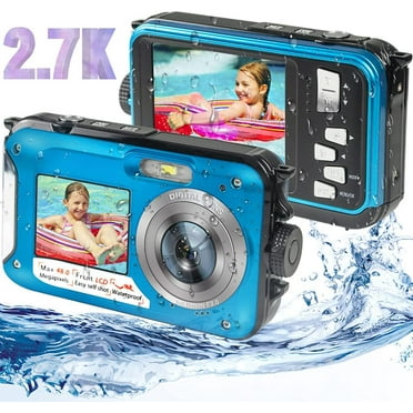 Acuvar 48MP Waterproof Dual Screen HD 1080P Digital Camera for ...