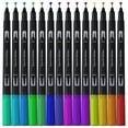 Innens Watercolor Brush Dual Tip Pens Brush Tip Water Soluble Marker ...