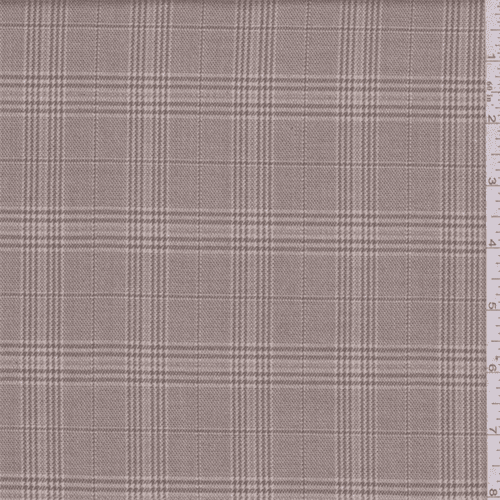 Tan/Brown Plaid Polyester Suiting, Fabric By the Yard - Walmart.com ...