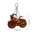 10Pcs Mini Motorcycle Keychain under $5! kkbbma Real Cowhide Leather ...