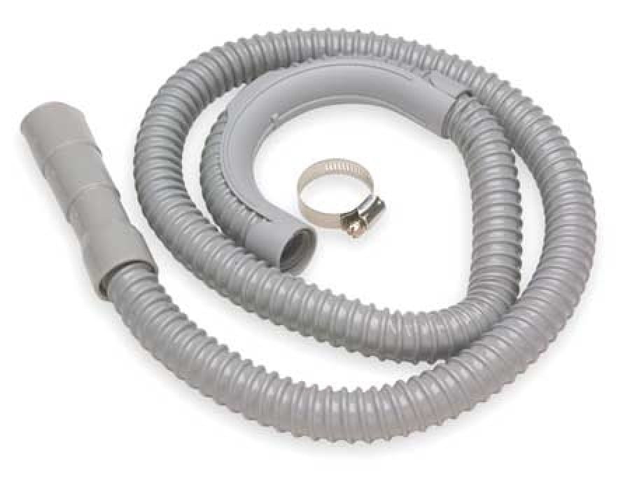 Harvey 093129 1 Id X 5 Ft Rubber Corrugated Wash Machine Hose Clear